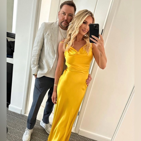 Veronica Beard | Dresses | Veronica Beard Sanderson Gown In Azure Sleek ...